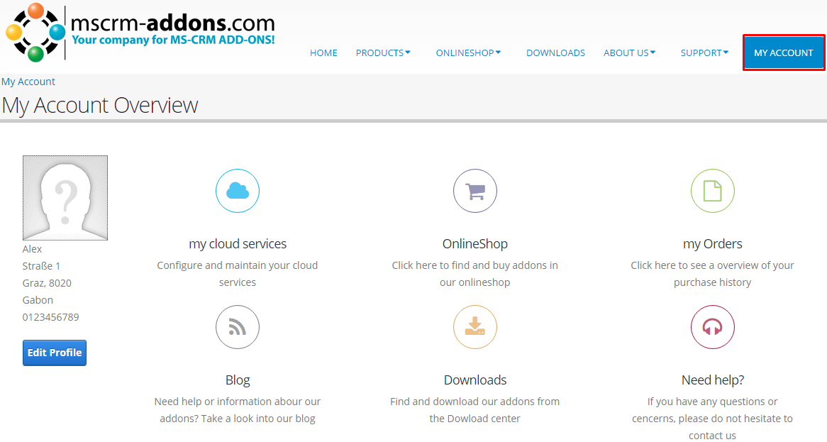 News.mscrm-addons.com Blog | How to change Credit Card details